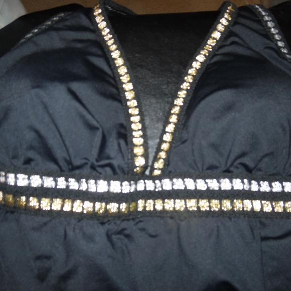 La Blanca | Swim | La Blanca Ribbongoldsilver Halter Tankini Top | Poshmark